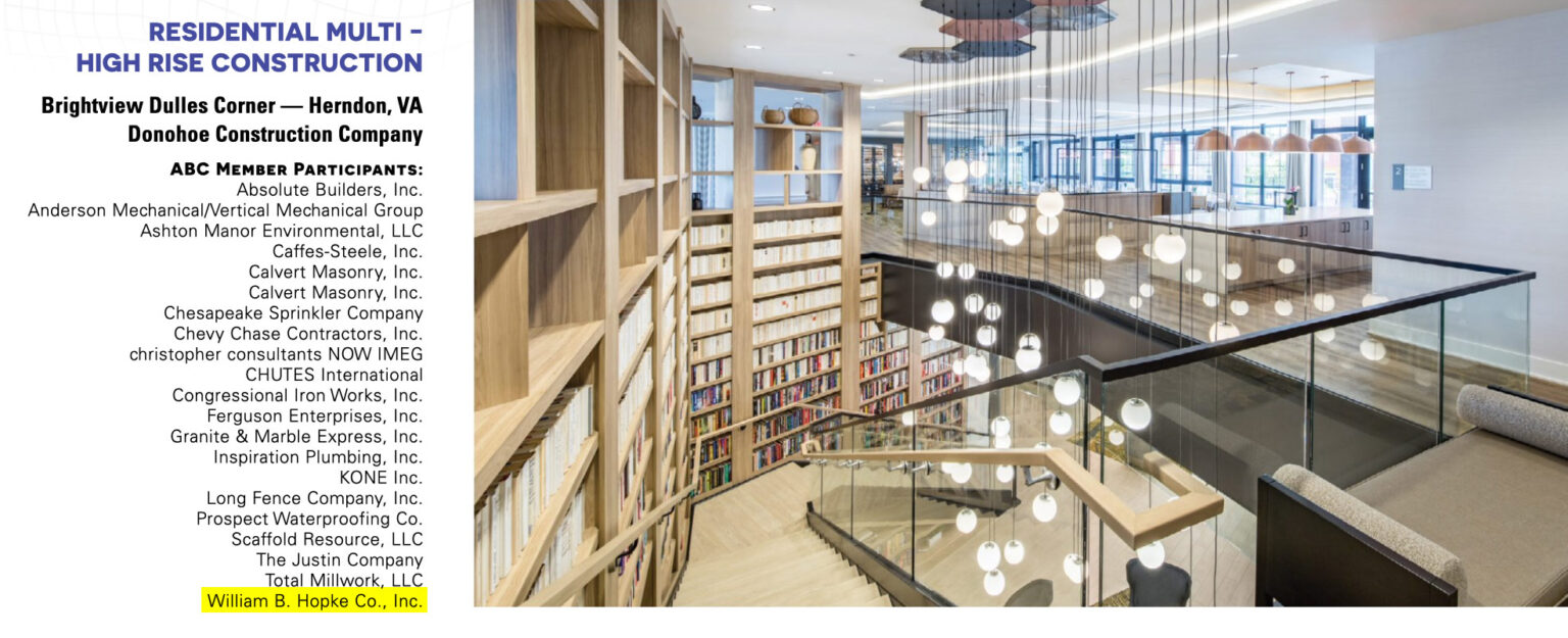 W.B. Hopke Recognized with Multiple Awards | W.B. Hopke Co.